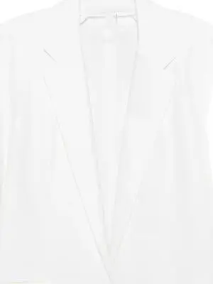 Norma Kamali Single-breasted Blazer - White