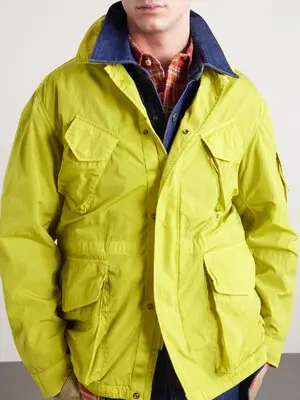 C.P. COMPANY Garment-dyed Chrome-r Shell Field Jacket - Yellow