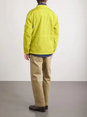 C.P. COMPANY Garment-dyed Chrome-r Shell Field Jacket - Yellow