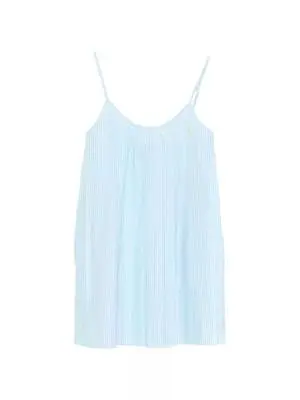 Polo Ralph Lauren Seersucker Slip Nightdress - Blue