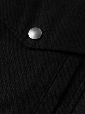 NILI LOTAN Donatello Canvas Jacket With Leather Trim