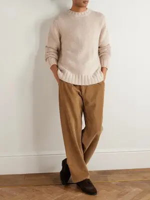 ALLUDE Cashmere Sweater - Neutrals