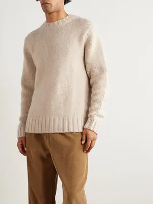 ALLUDE Cashmere Sweater - Neutrals
