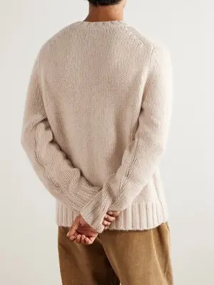 ALLUDE Cashmere Sweater - Neutrals