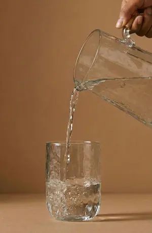 CASA AMAROSA Hammered Water Glass
