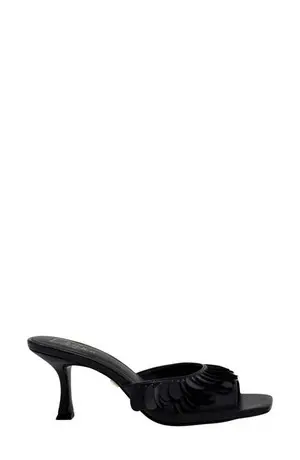 SHU SHOP Grace Embellished Slide Sandal - Black