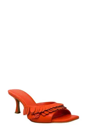 SHU SHOP Grace Embellished Slide Sandal - Orange