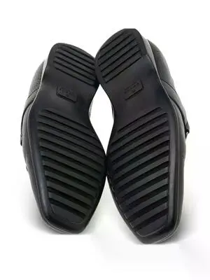 Gucci Leather Loafers With Horsebit Detailing