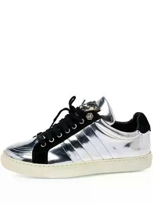 Philipp Plein Metallic-effect Panelled Sneakers