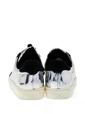 Philipp Plein Metallic-effect Panelled Sneakers