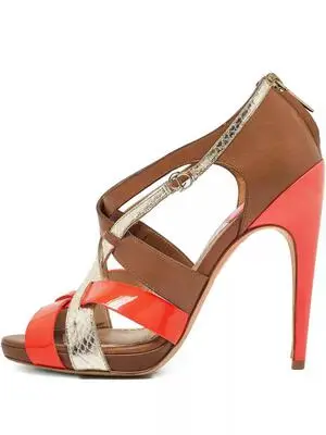 Dior 10mm Leather Strappy Sandals
