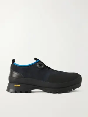 Blue Blue Japan Pg Rubber-trimmed Suede Sneakers