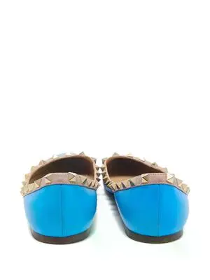 Valentino Garavani Rockstud Leather Ballet Flats