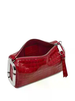 Marc Jacobs The Glossy Croc Snapshot Shoulder Bag