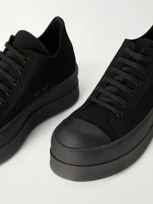 Rick Owens Mega Bumper Low Denim Sneakers