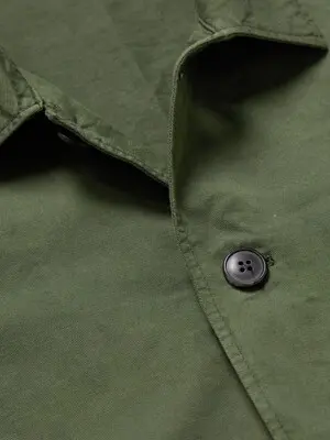 Sunspel Cotton And Linen-blend Field Jacket