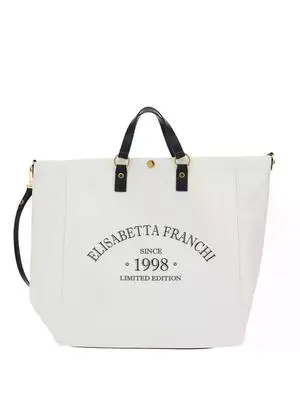 Elisabetta Franchi Top-handle Shoulder Bag - White