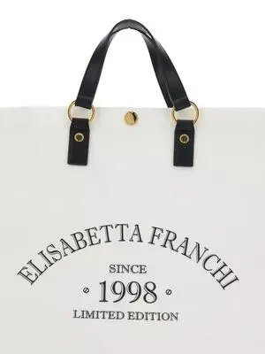 Elisabetta Franchi Top-handle Shoulder Bag - White