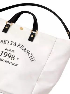Elisabetta Franchi Top-handle Shoulder Bag - White