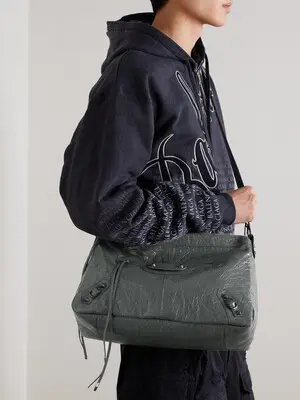 Balenciaga Le City Moto Medium Messenger Bag