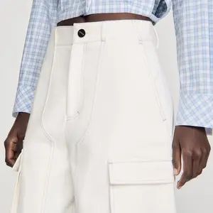 Sandro Wide-leg Bermuda Shorts