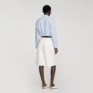 Sandro Wide-leg Bermuda Shorts