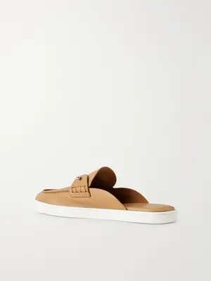 CHRISTIAN LOUBOUTIN Chanme Embellished Leather Mules