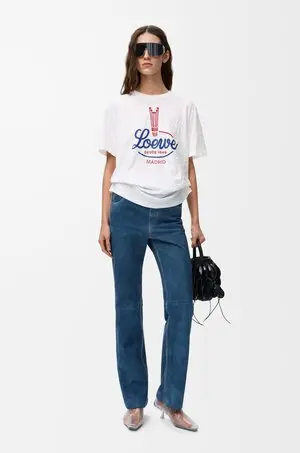 Loewe Cotton Blend T-shirt - White