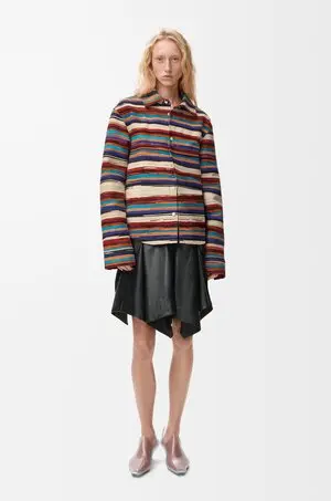 Loewe Overshirt In Nubuck Lambskin