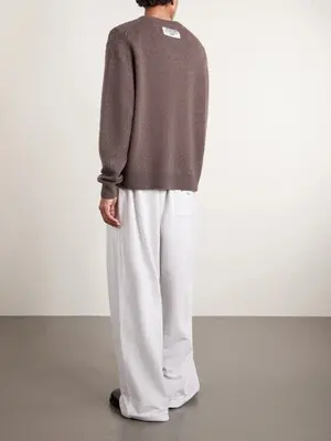 Acne Studios Klimi Oversized Cashmere-blend Sweater - Brown