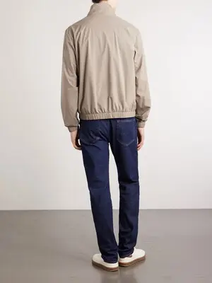 Loro Piana Reversible Windmate® Storm System® Nylon And Cashmere Blouson Jacket - Brown