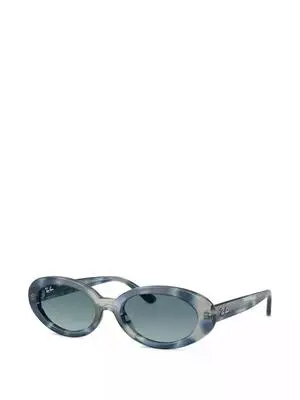 Ray-ban Oval Frame Sunglasses - Blue