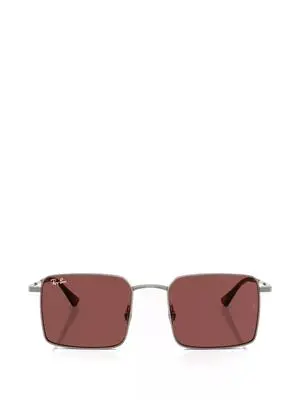 Ray-ban Idan Square-frame Sunglasses - Silver