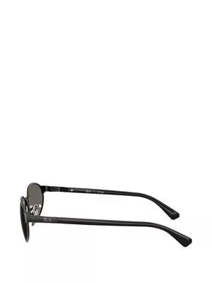 Ray-ban Oval-frame Sunglasses - Black