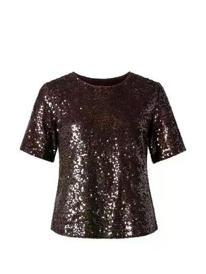 P.a.r.o.s.h Sequin Embellished Blouse - Brown