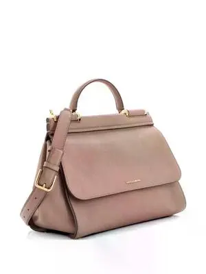 Dolce & Gabbana Miss Sicily Large Satchel - Neutrals