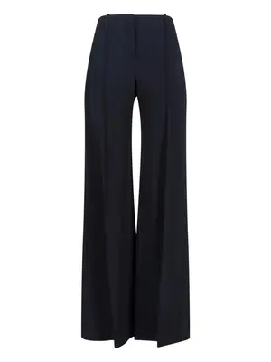 Ermanno Scervino Viscose Wide Leg Pants - Black