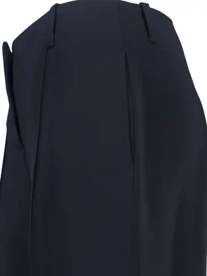 Ermanno Scervino Viscose Wide Leg Pants - Black