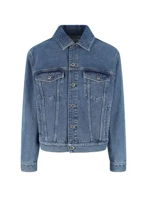 Loewe Anagram Denim Jacket - Blue