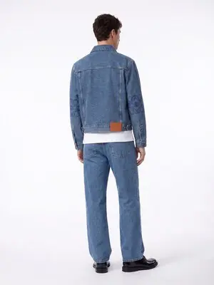 Loewe Anagram Denim Jacket - Blue
