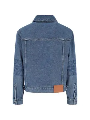 Loewe Anagram Denim Jacket - Blue