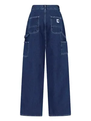 Carhartt Work In Progress Wide Leg Jeans - Blue