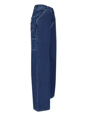 Carhartt Work In Progress Wide Leg Jeans - Blue