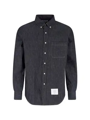 Thom Browne Denim Shirt "armband - Blue