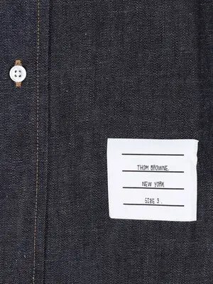 Thom Browne Denim Shirt "armband - Blue