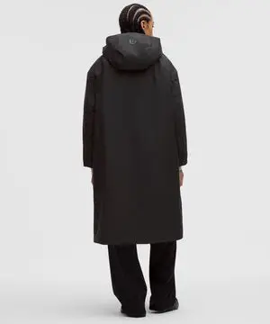 Lululemon Oversized Insulated Rain Coat - Black