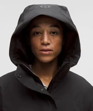 Lululemon Oversized Insulated Rain Coat - Black