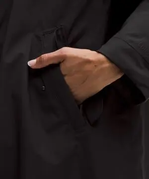 Lululemon Oversized Insulated Rain Coat - Black