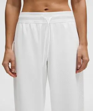 Lululemon Engineered Knit Mesh Tennis Track Pant - White