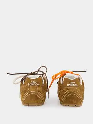 Miu Miu X New Balance 530 Sl Suede Sneakers - Brown